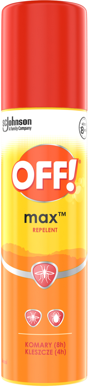 OFF!, Max , repelent w aerozolu przeciw komarom i kleszczom, 100 ml ...