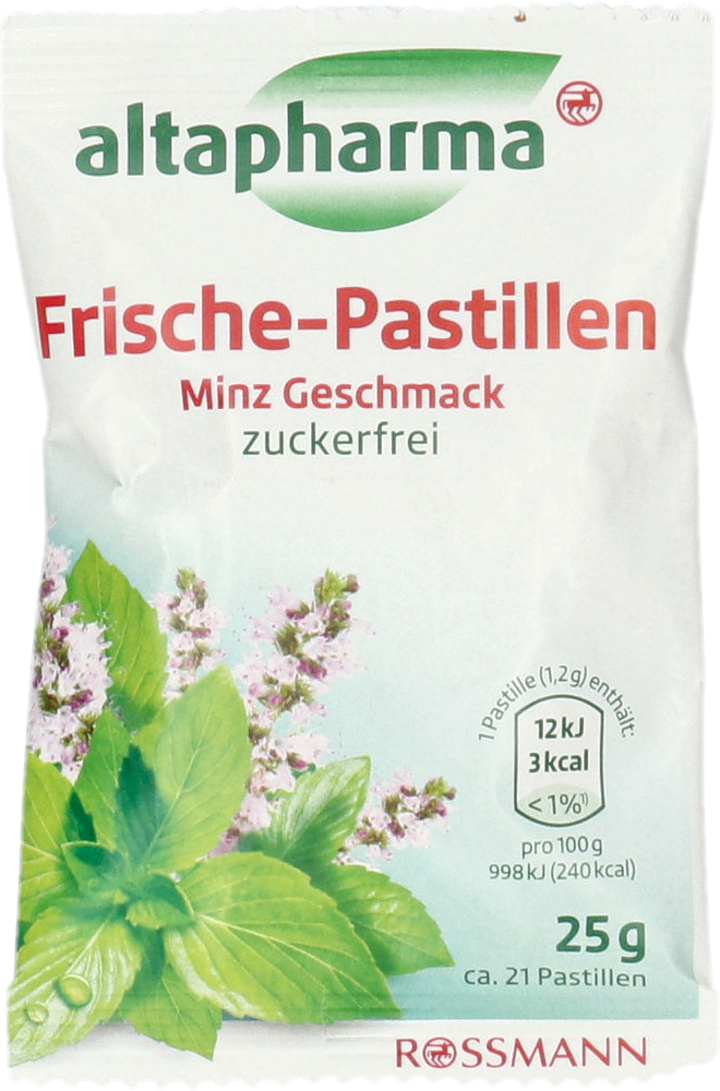 ALTAPHARMA, pastylki odświeżające, o smaku miętowym, 25 g | Drogeria ...