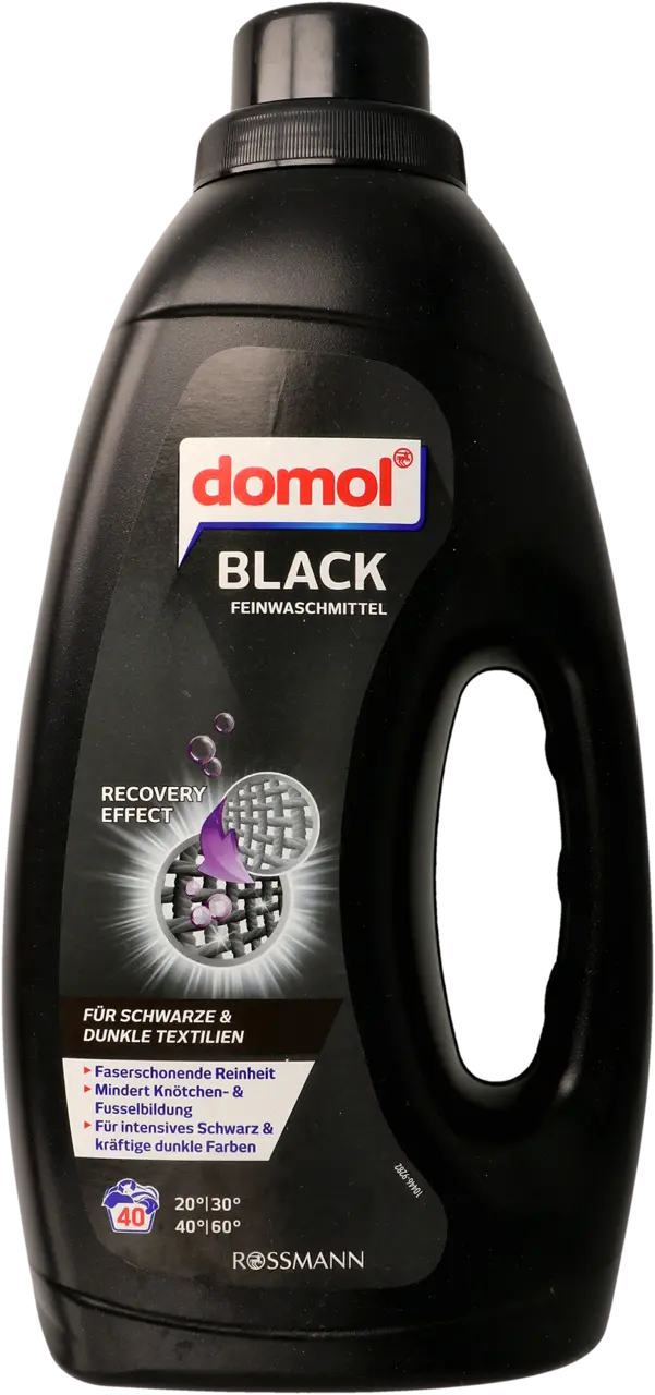 DOMOL, Black , płyn do prania delikatnych czarnych tkanin, 1,5 l ...