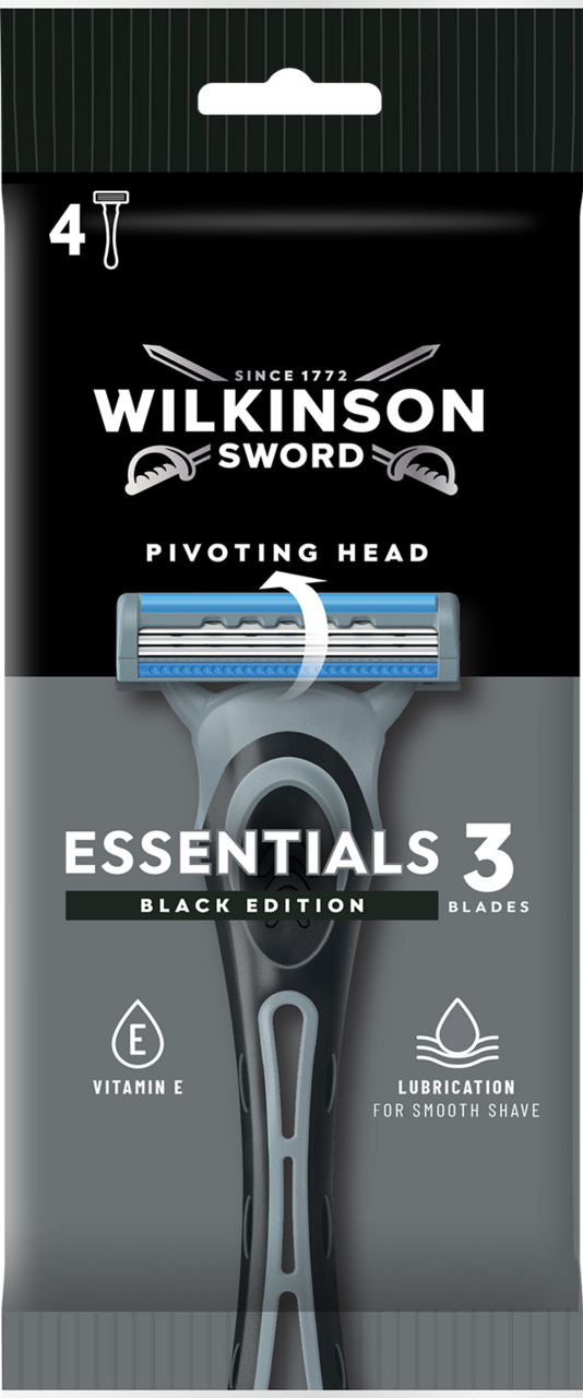 WILKINSON SWORD, Essentials 3 , maszynki do golenia, 3-ostrzowe ...