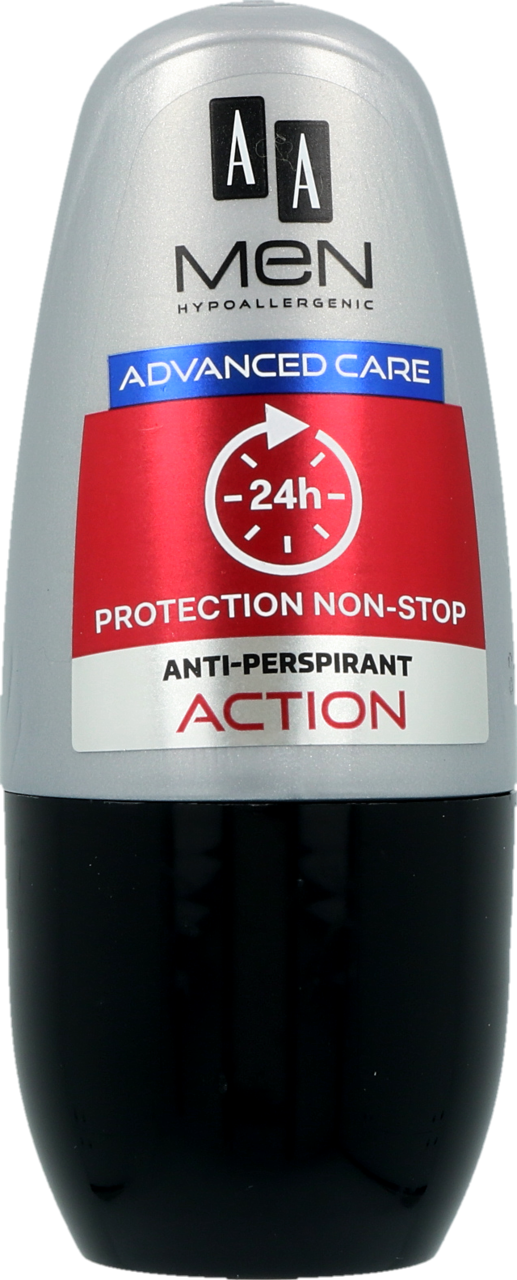 AA MEN, antyperspirant, 24H, Action, 50 ml | Drogeria Rossmann.pl