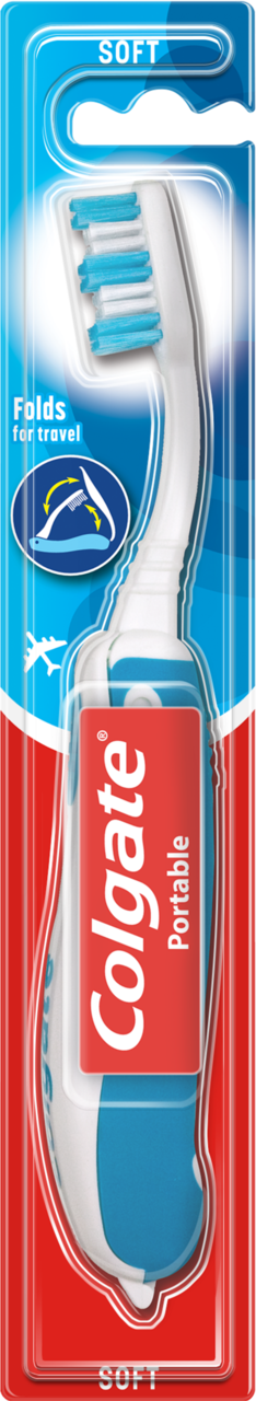 COLGATE, Travel , szczoteczka do zębów, miękka, składana, różne kolory ...