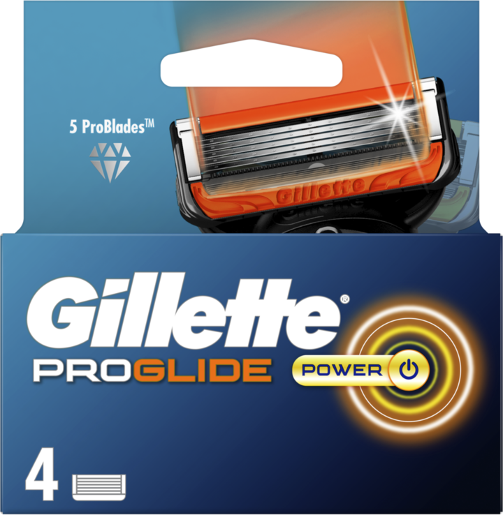 GILLETTE, Fusion 5 Pro Glide Power, wkłady do maszynki do golenia, 5 ...