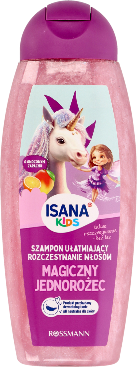 ISANA KIDS, szampon do włosów dla dzieci, ułatwiający rozczesywanie ...