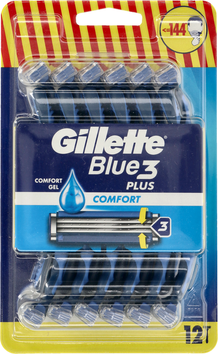 GILLETTE, Blue 3 Champions League, maszynki do golenia, 3-ostrzowe ...