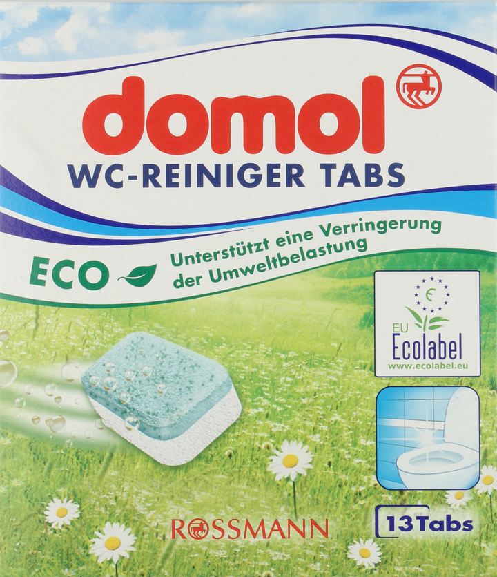 DOMOL, tabletki do WC, ekologiczne, 13 szt. | Drogeria Rossmann.pl