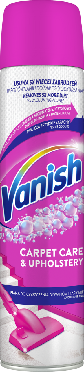 VANISH, Clean&Fresh , piana do czyszczenia dywanów i tapicerki, 600 ml ...