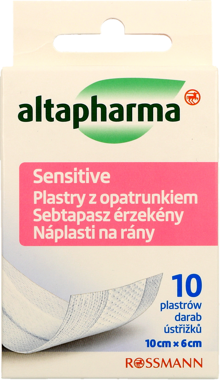 ALTAPHARMA, Sensitive , plaster z opatrunkiem, 10cm x 6cm, 10 szt ...