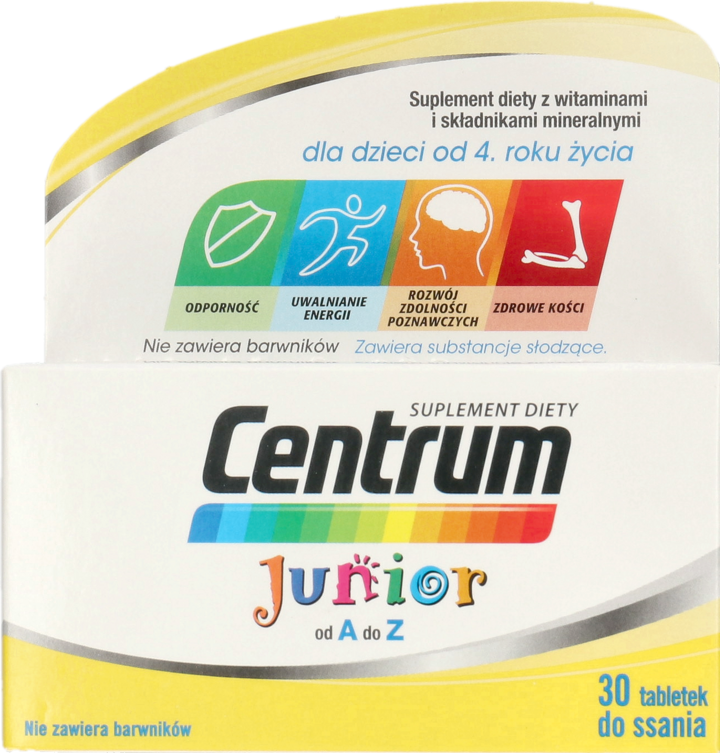 CENTRUM, Junior , tabletki do ssania, z witaminami i składnikami ...