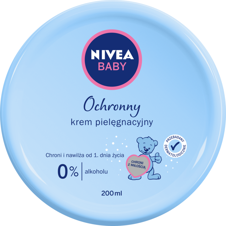 NIVEA BABY, , krem dla dzieci, pielęgnacyjny, ochronny, 200 ml | Drogeria Rossmann.pl