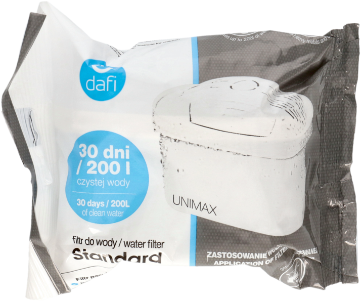 DAFI, Unimax , filtr do wody, 30 dni/ 200 L czystej wody, 1 szt ...