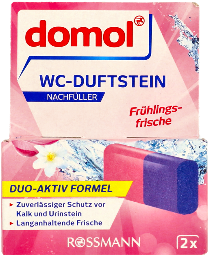 DOMOL, kostki do WC, zapachowe, Wiosenna Świeżość, 2 x 40 g | Drogeria ...