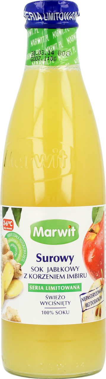 MARWIT, sok jabłkowy z korzeniem imbiru, 250 ml | Drogeria Rossmann.pl