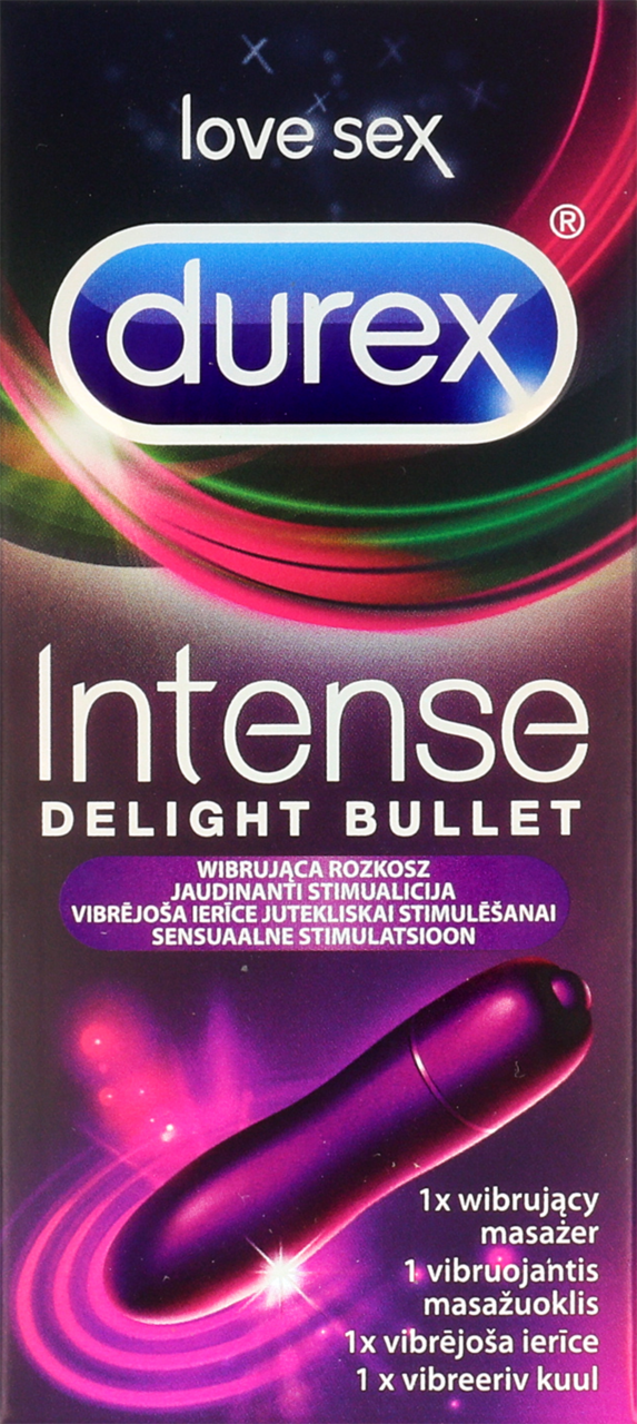DUREX, Intense Delight Bullet, masażer, mini, wibrujący, 1 szt ...