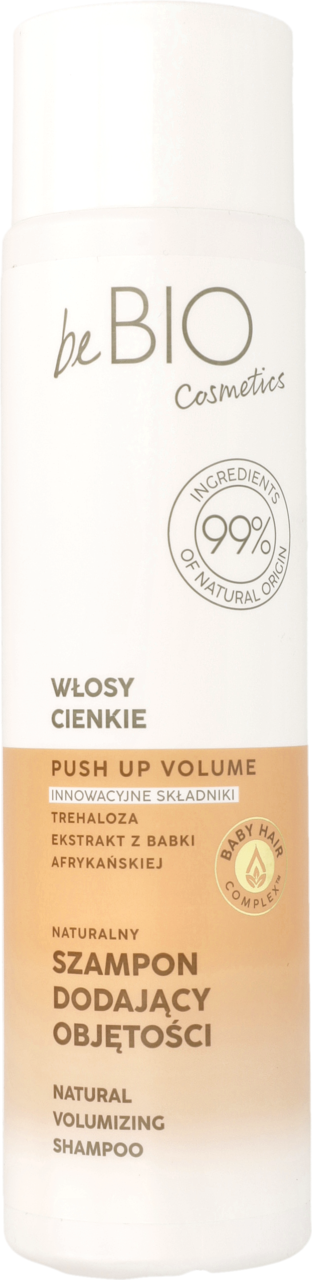 BEBIO COSMETICS, Push Up Volume , szampon do włosów cienkich, dodający ...