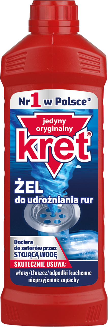 KRET, żel do udrażniania rur, 500 ml | Drogeria Rossmann.pl