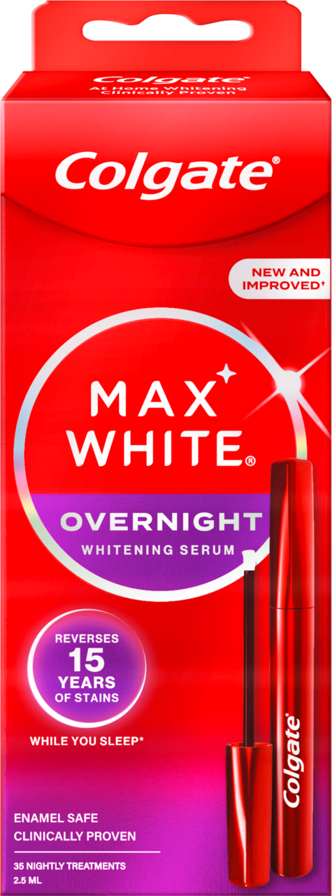 COLGATE, Max White Overnight, aplikator do zębów, wybielający, na noc ...