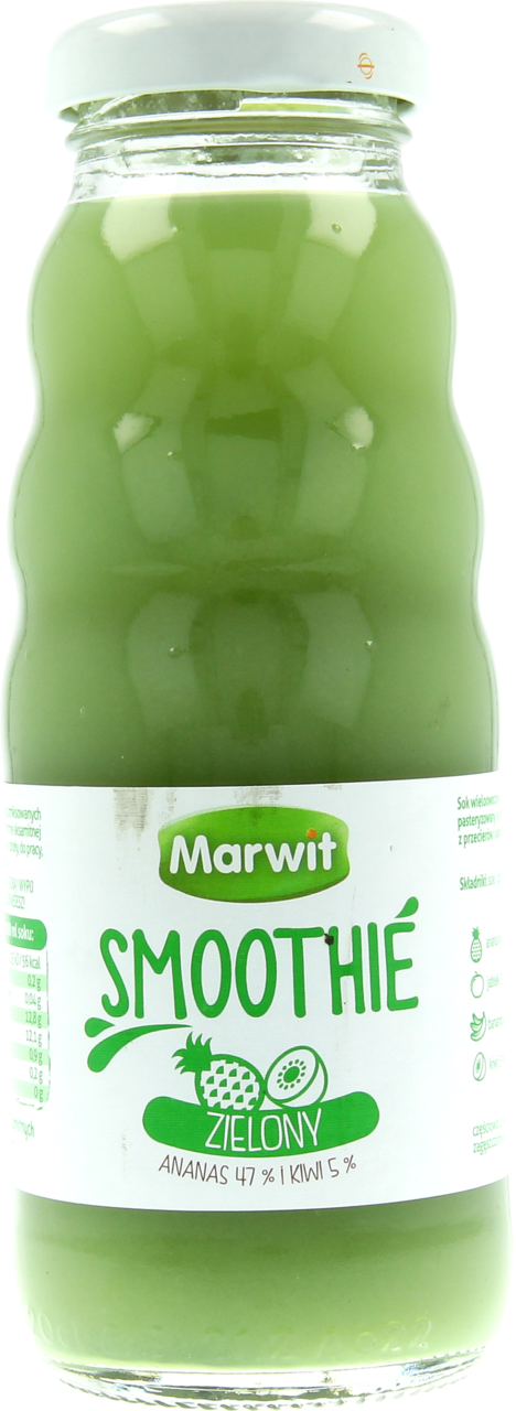 MARWIT, sok wieloowocowy z musem owocowym, zielony, 200 ml | Drogeria ...