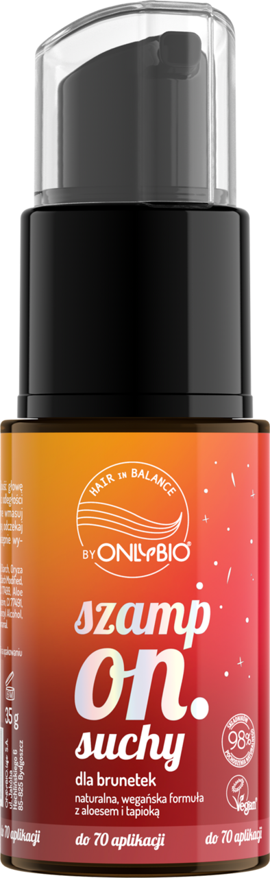 ONLYBIO, Hair in Balance , suchy szampon dla brunetek, 35 g | Drogeria ...