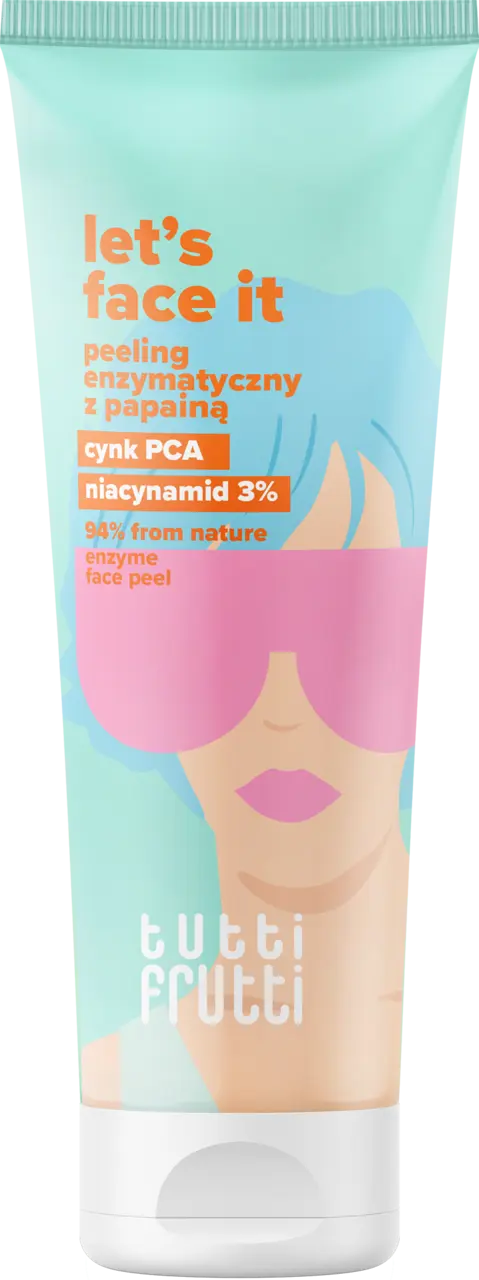 FARMONA TUTTI FRUTTI, Let's Face It , peeling do twarzy, Detox Shot, 100 ml | Drogeria Rossmann.pl