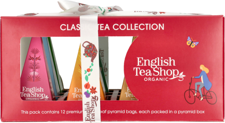 ENGLISH TEA SHOP, Organic Classic Tea Collection, zestaw ekologicznych ...