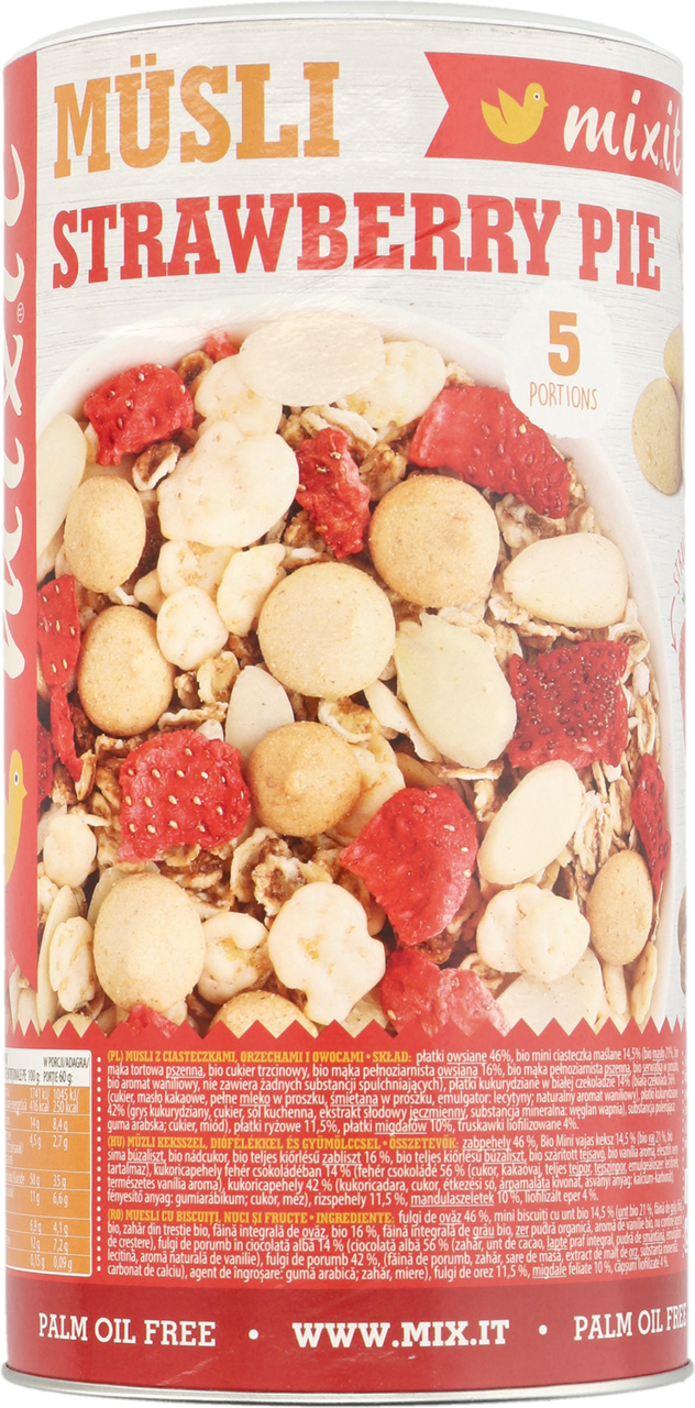 MIXIT, musli, z ciasteczkami, orzechami i owocami, 330 g | Drogeria ...