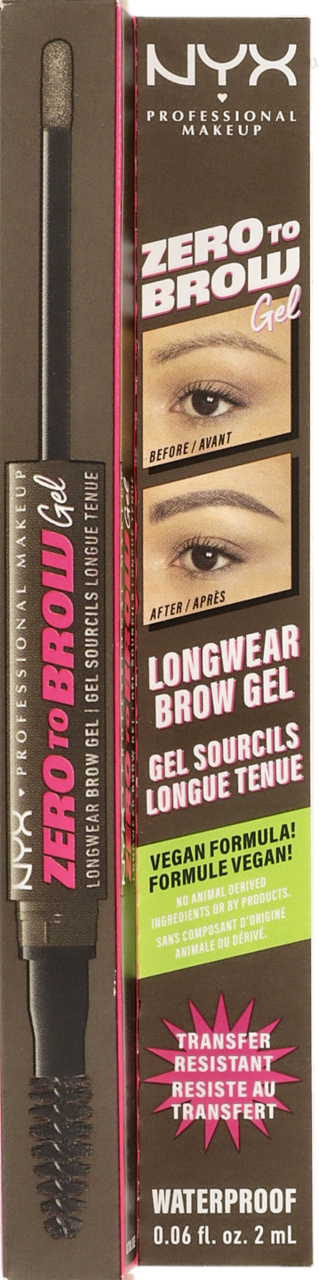 NYX PROFESSIONAL MAKEUP, , żel do brwi, Espresso, 2 ml | Drogeria Rossmann.pl