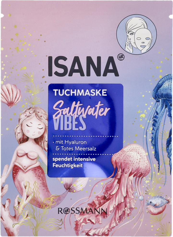 ISANA, , maseczka do twarzy, w płachcie, z Solą z Morza Martwego, 1 szt ...