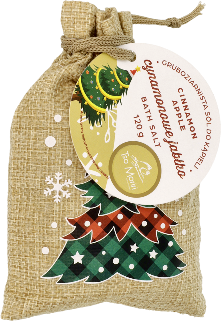 TSO MORIRI, , worek z solą do kąpieli, Cynamonowe Jabłko,, 120 g ...