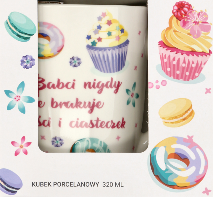 ELOY, , kubek porcelanowy 320ml, Babcine słodkości, 1 szt. | Drogeria ...