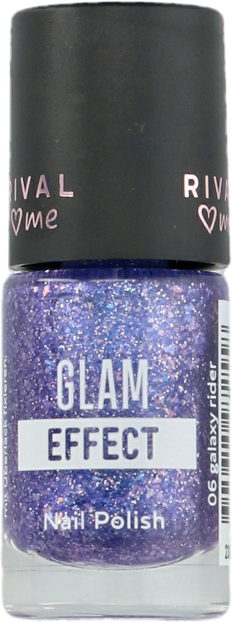 RIVAL LOVES ME, Glam Effect , lakier do paznokci, nr 06 Galaxy Rider, 9 ...