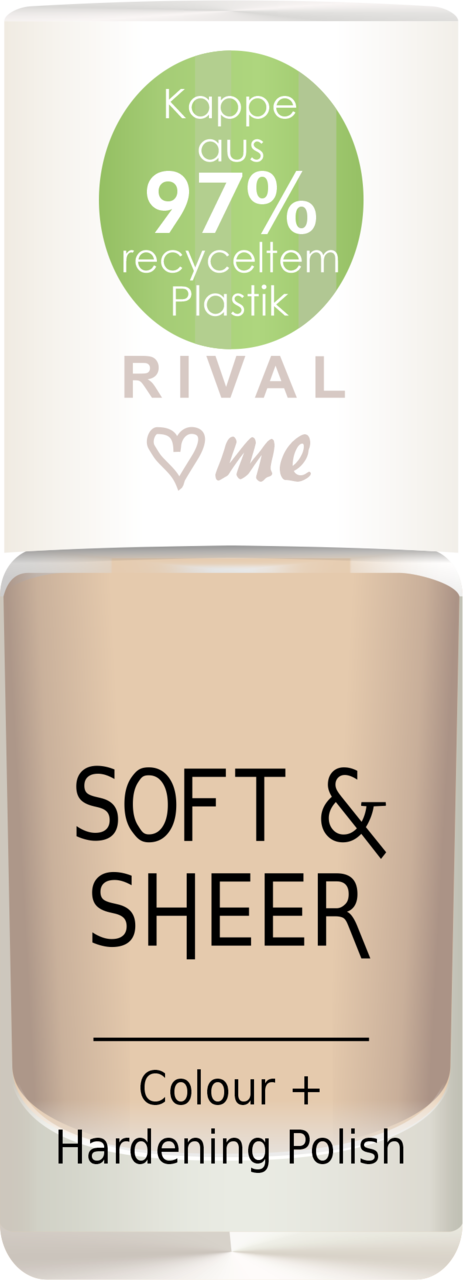 RIVAL LOVES ME, Soft & Sheer , lakier do paznokci, nr 02 Peach Shake, 10,5 ml | Drogeria Rossmann.pl