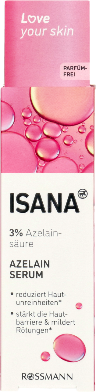 ISANA, Love Your Skin , serum do twarzy z Kwasem Azelainowym, 30 ml ...