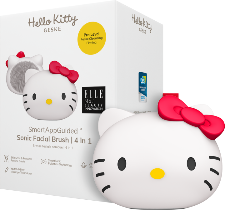 GESKE, szczoteczka soniczna do twarzy, 4w1, Hello Kitty, 1 szt ...