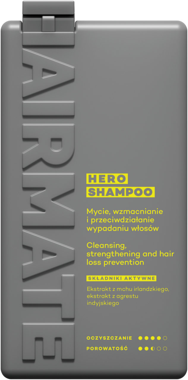 HAIRMATE, Hero , szampon do włosów dla mężczyzn, wzmacniający, 250 ml ...