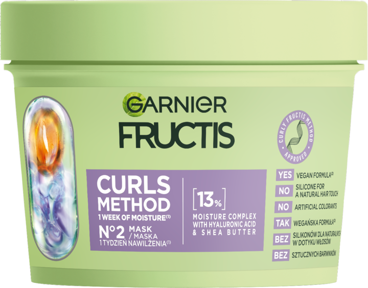 GARNIER FRUCTIS, Curls Method , maska do włosów, nawilżająca, 370 ml ...