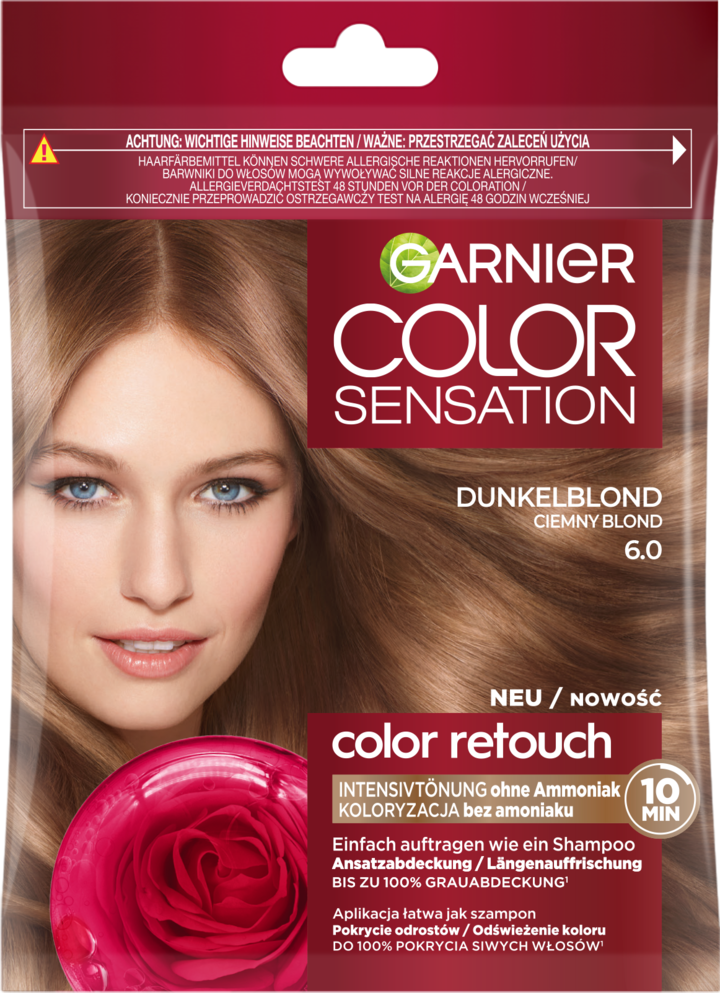 GARNIER COLOR SENSATION, , szampon koloryzujący, 6.0 Ciemny Blond, 1 ...