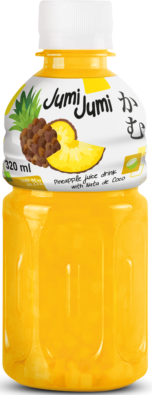 JUMI JUMI, napój ananasowy z kawałkami galaretki kokosowej, 320 ml | Drogeria Rossmann.pl