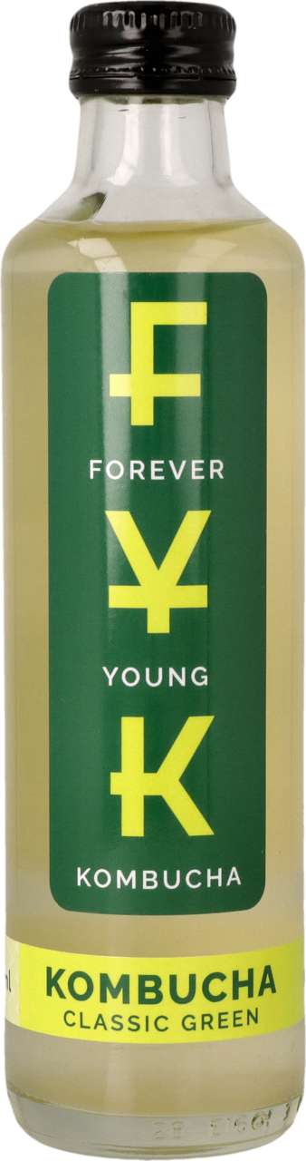 FOREVER YOUNG KOMBUCHA, napój Classic Green, 250 ml | Drogeria Rossmann.pl