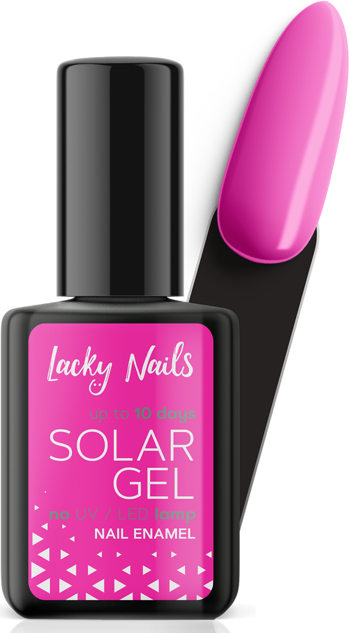 LACKY NAILS, Solar Gel , lakier do paznokci, nr 30 Hot Pink, 10 ml ...
