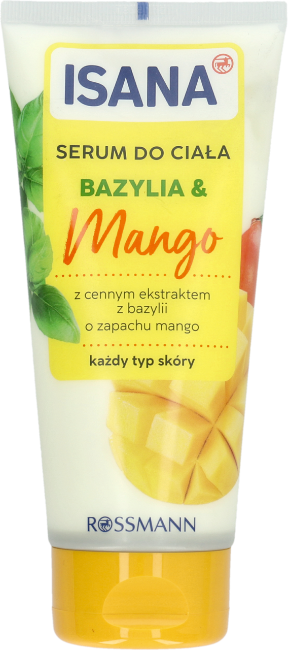 ISANA, serum do ciała, Bazylia i Mango, 200 ml | Drogeria Rossmann.pl