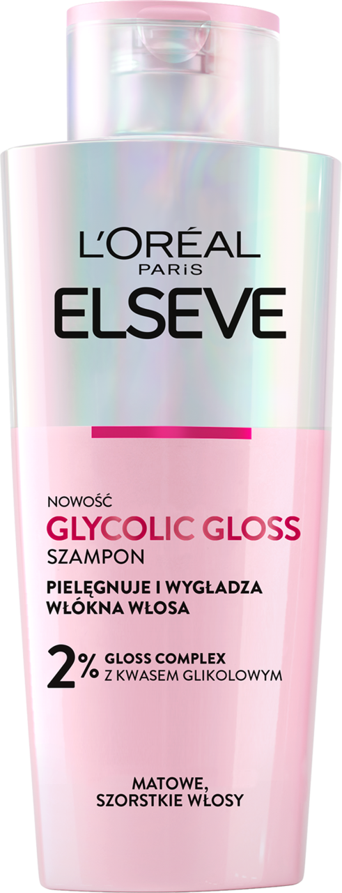 L'ORÉAL PARIS ELSEVE, Glycolic Gloss , szampon do włosów, szorstkich i ...