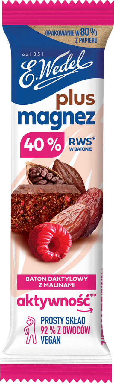 WEDEL, baton daktyl z maliną bez czekolady, 28 g | Drogeria Rossmann.pl