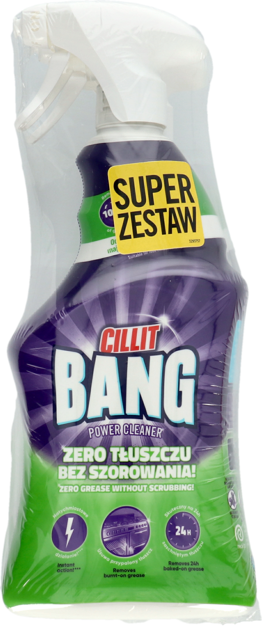 CILLIT BANG, Power Cleaner Zero Tłuszczu bez szorowania!, odtłuszczacz ...