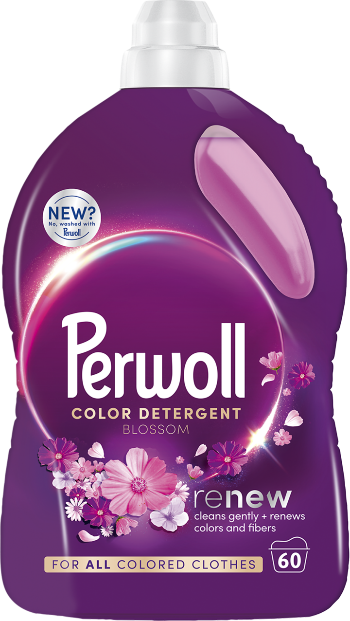PERWOLL, , płyn do prania, wszystkie rodzaje tkanin, Blossom, 3 l ...