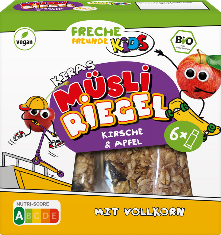 FRECHE FREUNDE, bio baton musli-wiśnia-jabłko, 156 g | Drogeria Rossmann.pl