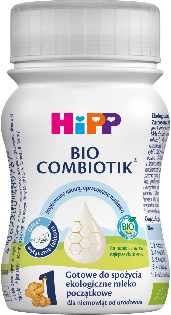 HIPP, BIO Combiotik , 1 mleko początkowe, 90 ml | Drogeria Rossmann.pl