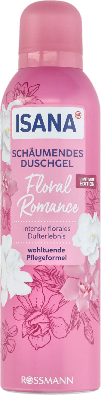 ISANA, pianka pod prysznic, Floral Romance, 200 ml | Drogeria Rossmann.pl