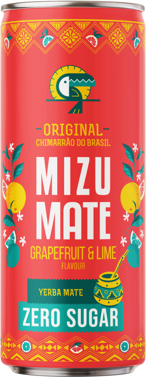MIZU, Mate , napój gazowany, bez cukru, Grapefruit & Lime, 330 ml ...