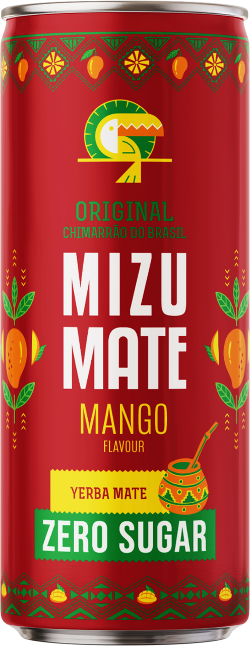 MIZU, Mate , napój gazowany Mango, Zero sugar, 330 ml | Drogeria ...